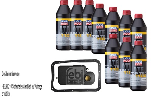 Liqui Moly TopTec ATF 1100 10L FEBI Filtre à huile de transmission pour ...