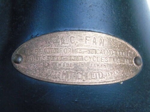 ANTIQUE VINTAGE HITACHI JAPAN BRASS BLADES TABLE FAN | eBay