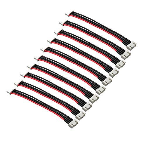 10pcs 3S 4Pins Balance Extension Cable JST-XH Male to Female Connector ...