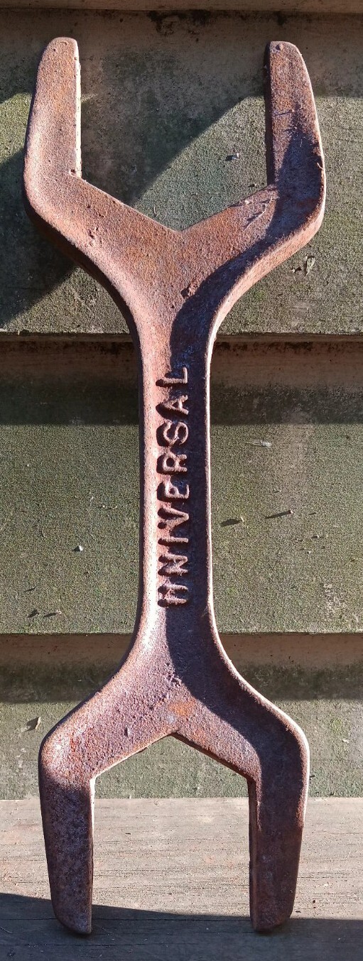 VNTG UNIVERSAL 11 1/2" CAST IRON BUNG WRENCH FOR 2"--2 1/2"BUNG NUT ...
