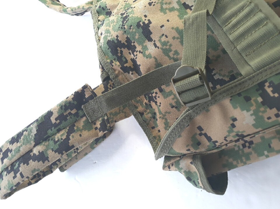 Tactical Camo Chest Rig Hunting Game Combat Front 5 Pouch Adjustable | eBay