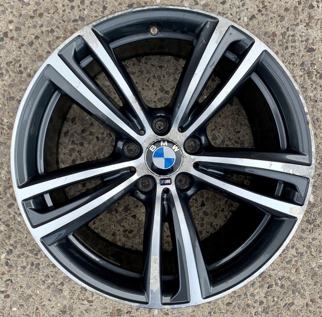 Genuine 19" BMW M Double Spoke 442 Rear Alloy Wheel Orbit Grey 7852494 ...