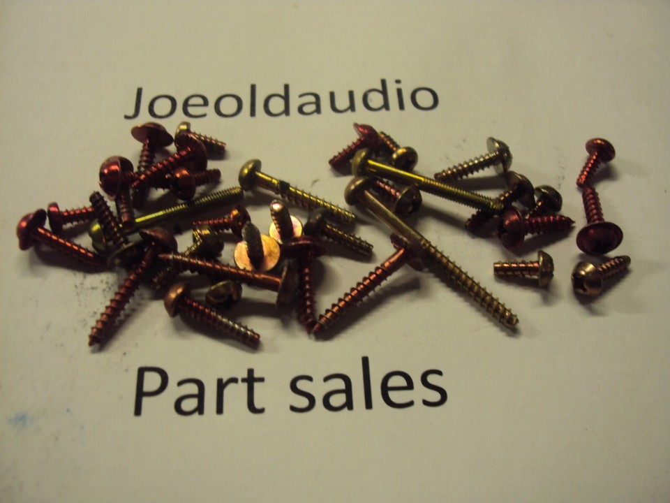 Turntable Screws. Removed from Assorted Makes and Models. | eBay