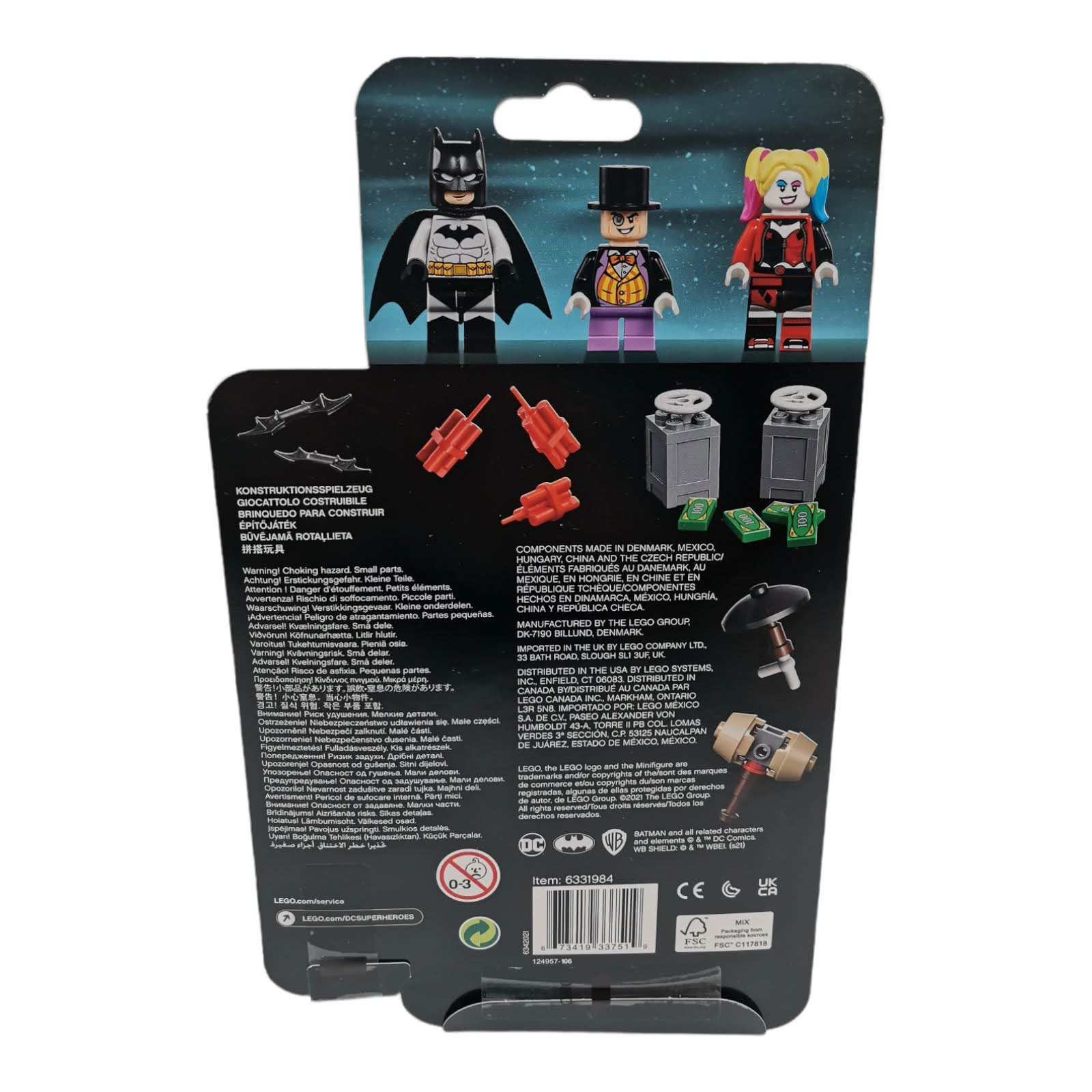 LEGO 40453 DC Batman vs. Pinguin und Harley Quin 6+ 63 Teile 3 Figuren ...