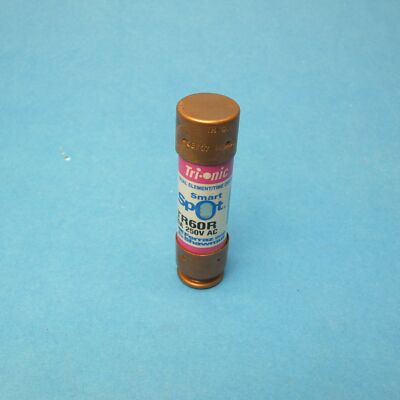 Ferraz Shawmut TR60R Spot Time Delay Fuse Class RK5 60 Amps 250VAC ...