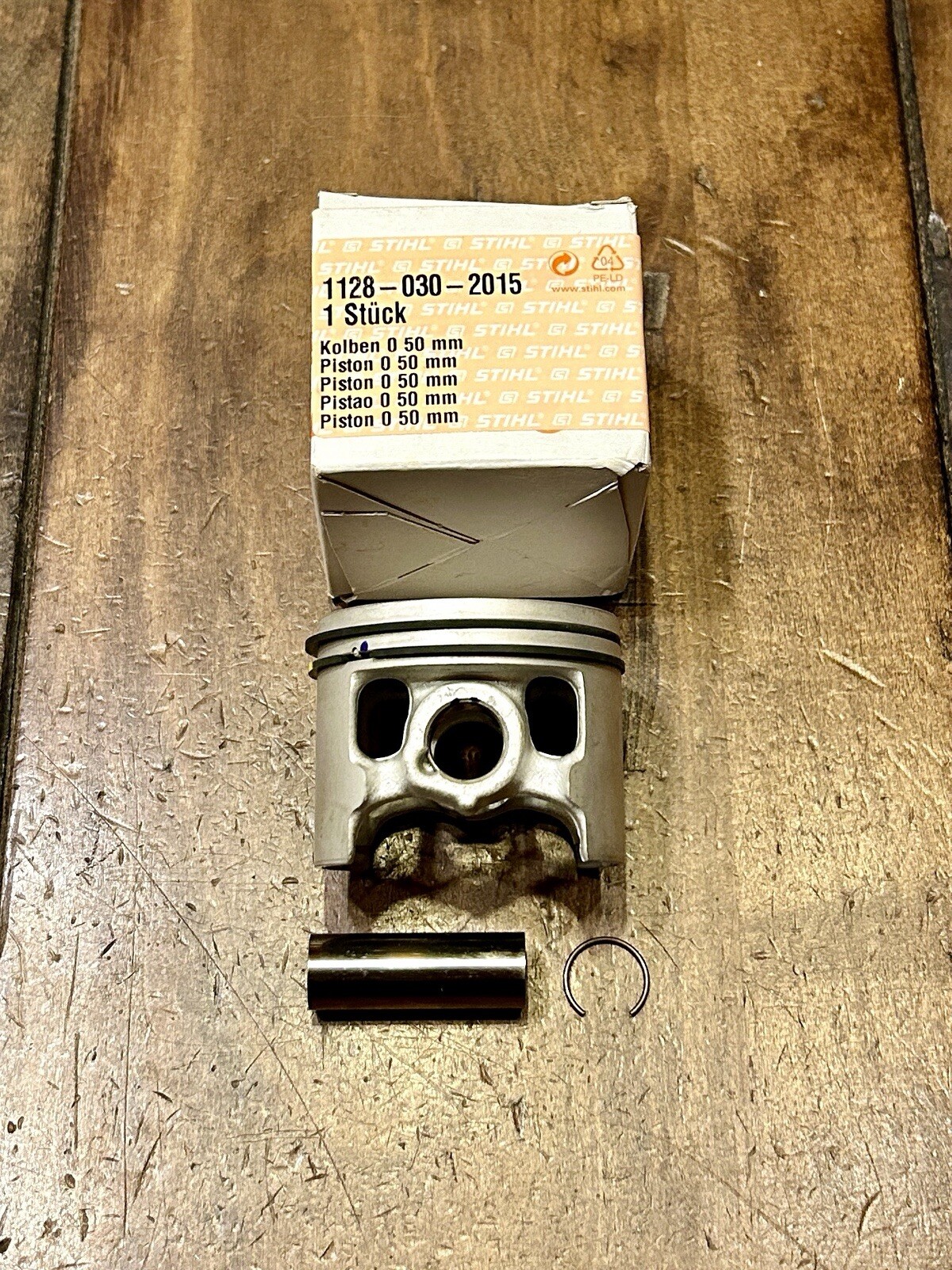 STIHL Piston Kit 50mm 044 MS440 1128-030-2015 Genuine OEM | eBay