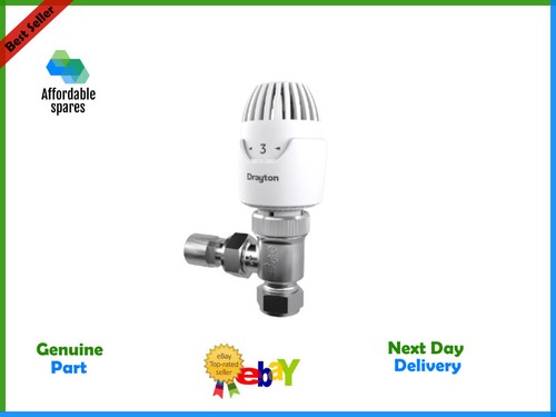 Drayton RT212 15mm Angled TRV - White for sale online | eBay