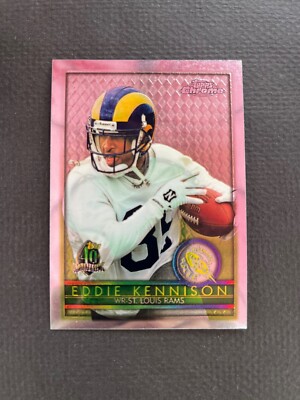 "Pack Fresh" 1996 Topps Chrome #164 EDDIE KENNISON ROOKIE / Rams / LSU ...