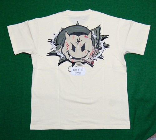 New GFTD LA Streetwear Gifted Bone Cotton Mens SIZE SMALL T Shirt RGFT ...