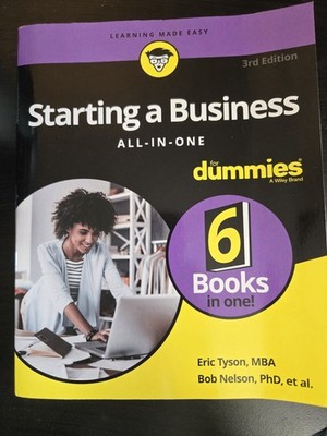 Starting A Business For Dummies | eBay