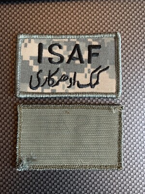 US Army International Security Assistance Force ISAF UCP Patch Combat ...