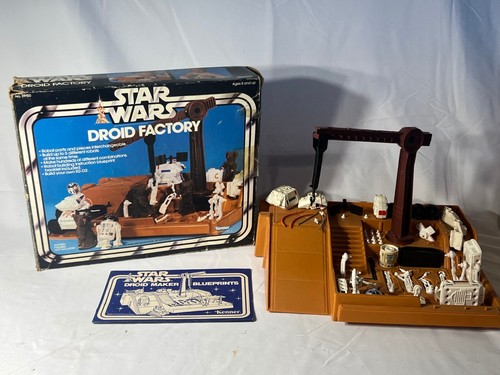 1979 vintage star wars DROID FACTORY complete 100% r2-d2 figure ...