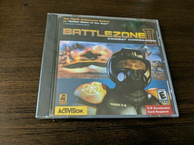 Activision Battlezone II 2 Combat Commander PC CD Build Defend Attack ...
