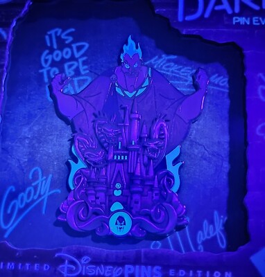 Disney Pin Hades Castle Take Over Disney After Dark LE 500 Pin w ...