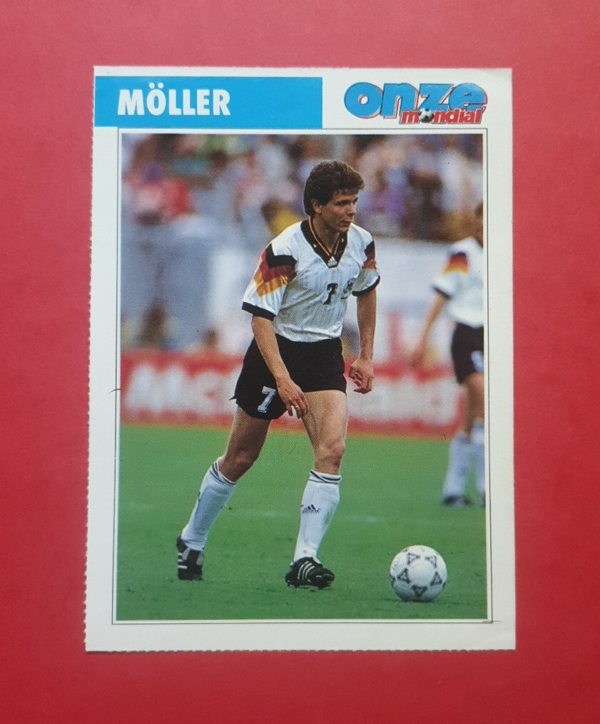 ANDREAS MOLLER 1992 ALLEMAGNE FICHE ONZE MONDIAL COLLECTION FOOTBALL | eBay