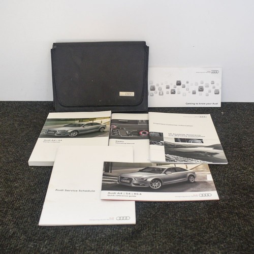 2012 Audi A4 8K English Service Booklet | eBay