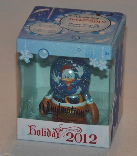 New! Sealed! Disney VINYLMATION 2012 Holiday Christmas Ornament Donald ...