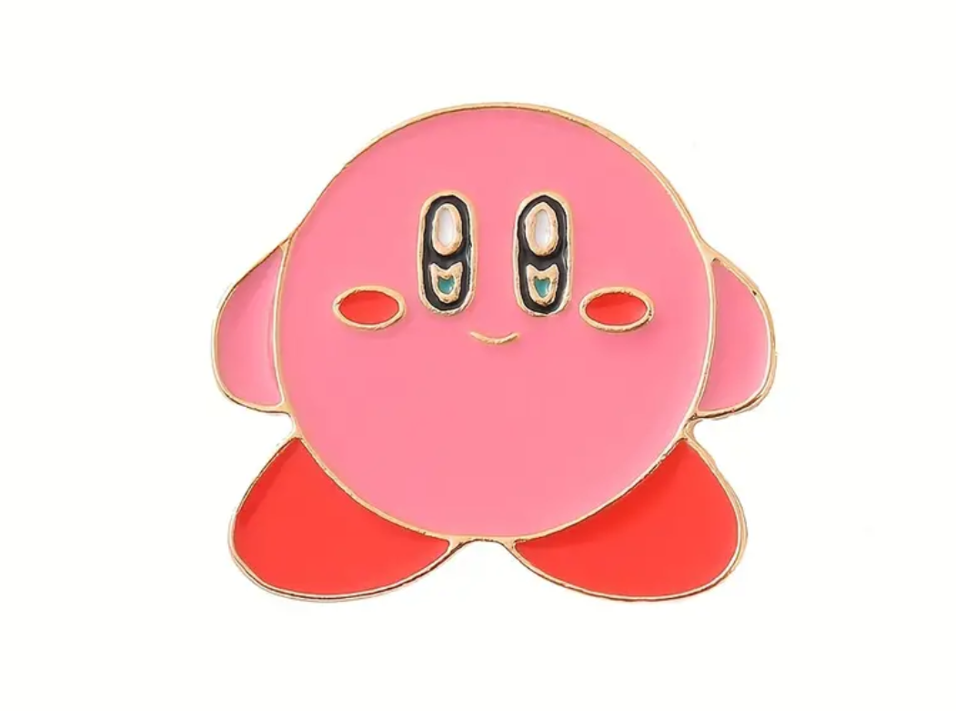 KIRBY HAPPY - MARIO - PIN Brooch Metal Pin Badges Perfect Holiday Gift ...