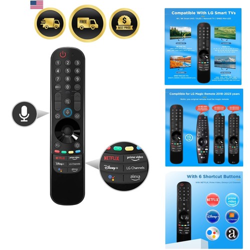 Remote Control for LG TV Magic Voice Pointer Universal Compatible OLED ...