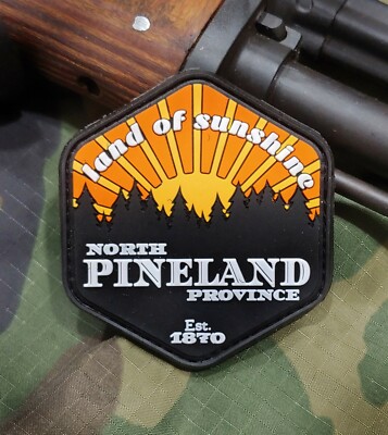 North Pineland Province Hex PVC Tactical Morale Patch Special Forces ...