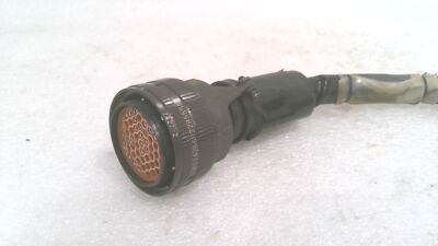 AMPHENOL MS24266R22B55S6 CIRCULAR CONNECTOR, 55 POS, W/ MS27291-6 CLAMP ...