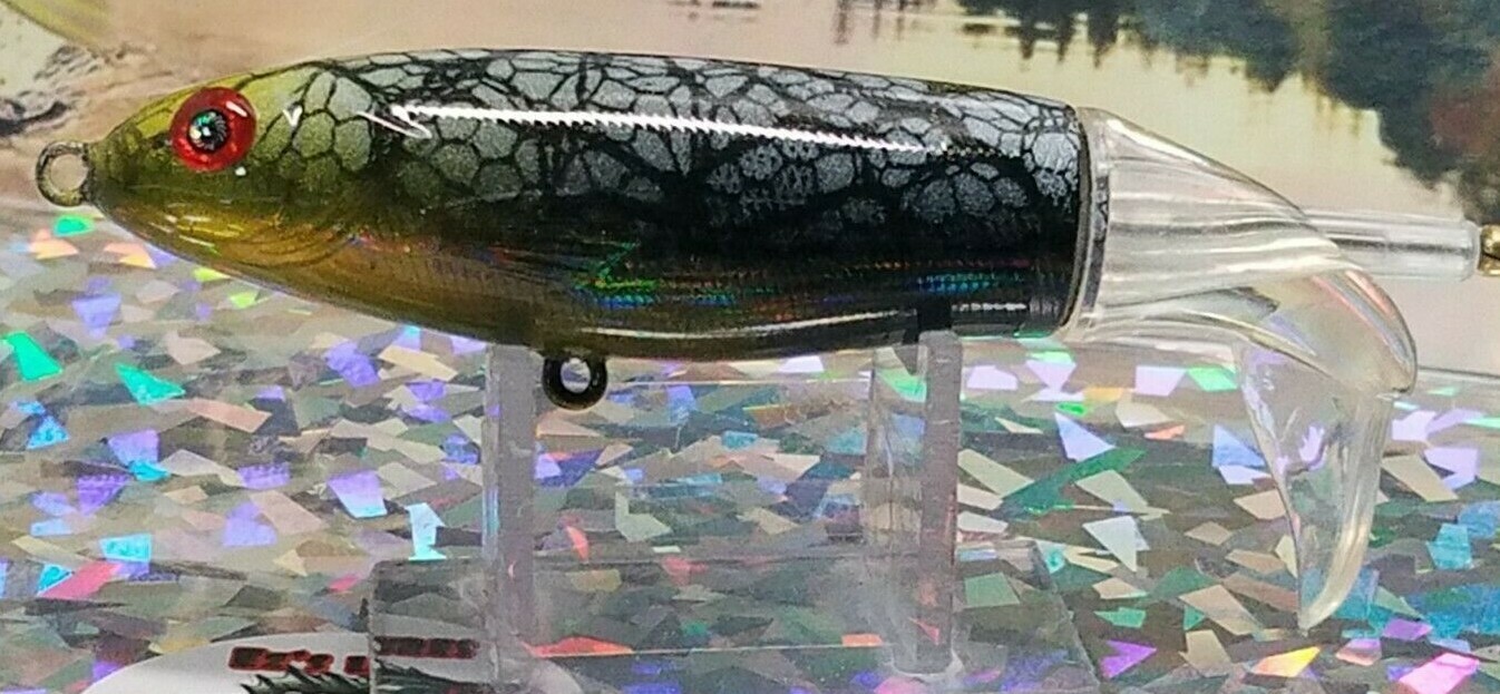 CUSTOM WRAPPED AND PAINTED 110 MM WHOPPER POPPER KO | eBay