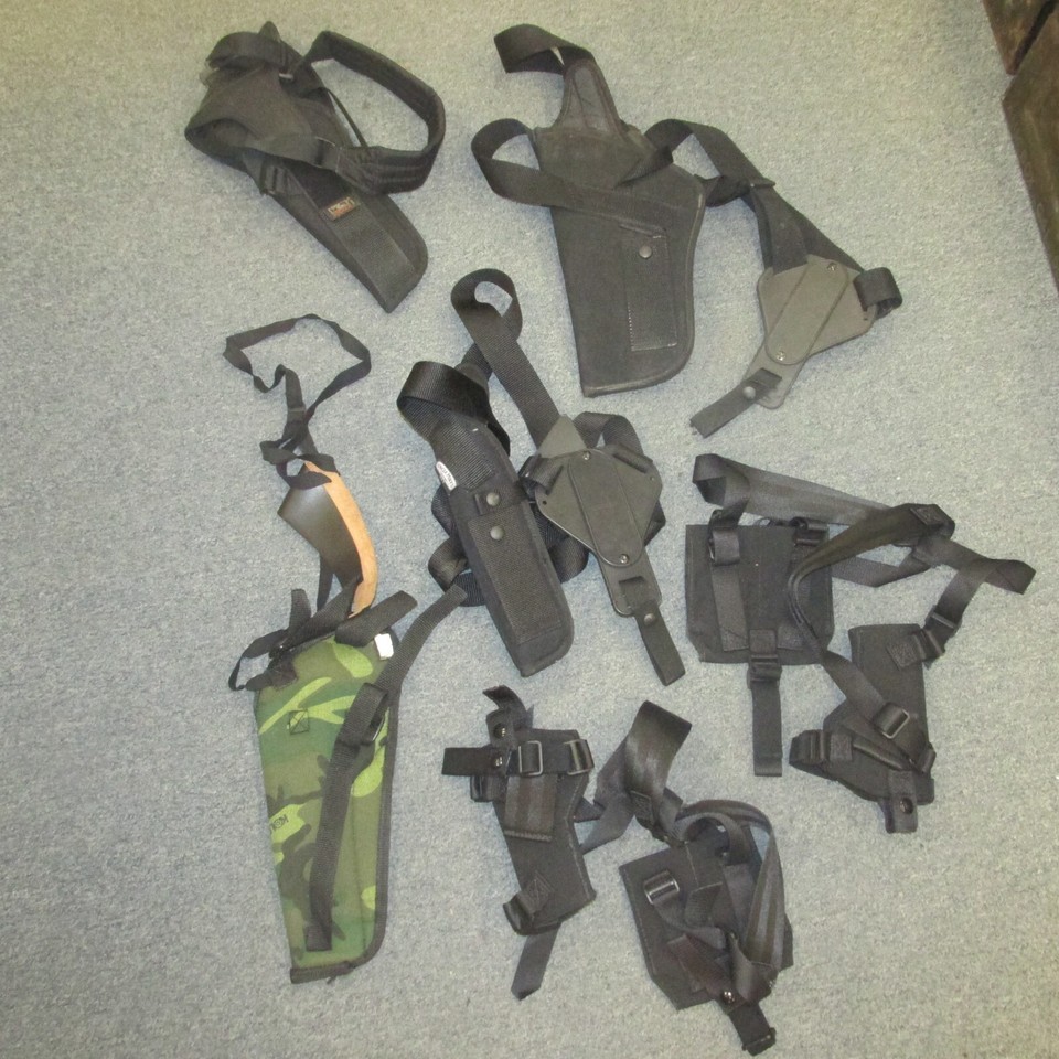 Lot of 6 Hand Gun shoulder Holsters Nylon Free Shipping | eBay