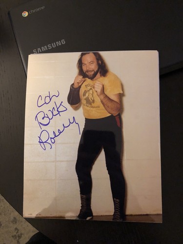 Col Buck Robley RARE signed 8x10 wrestling photo Mid South Autographed ...