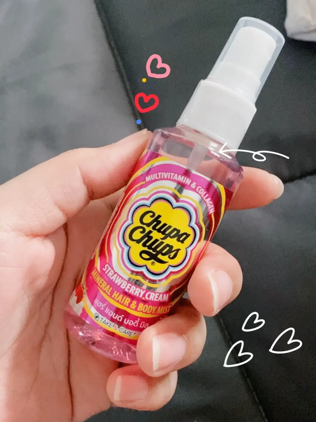 2X Chupa Chups Body Mist Perfume Spray Perfume 60ml - Strawberry Cream ...