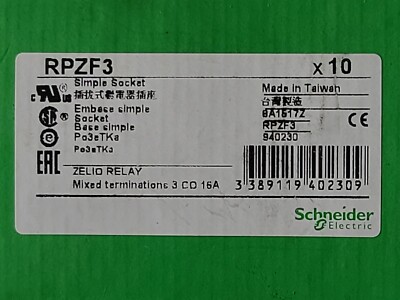 10 pcs SCHNEIDER ELECTRIC RPZF3 16A | eBay