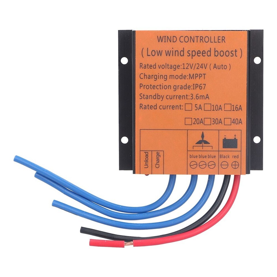 800W MPPT Charge Controller Boost Regulator for Wind Turbine Generator ...