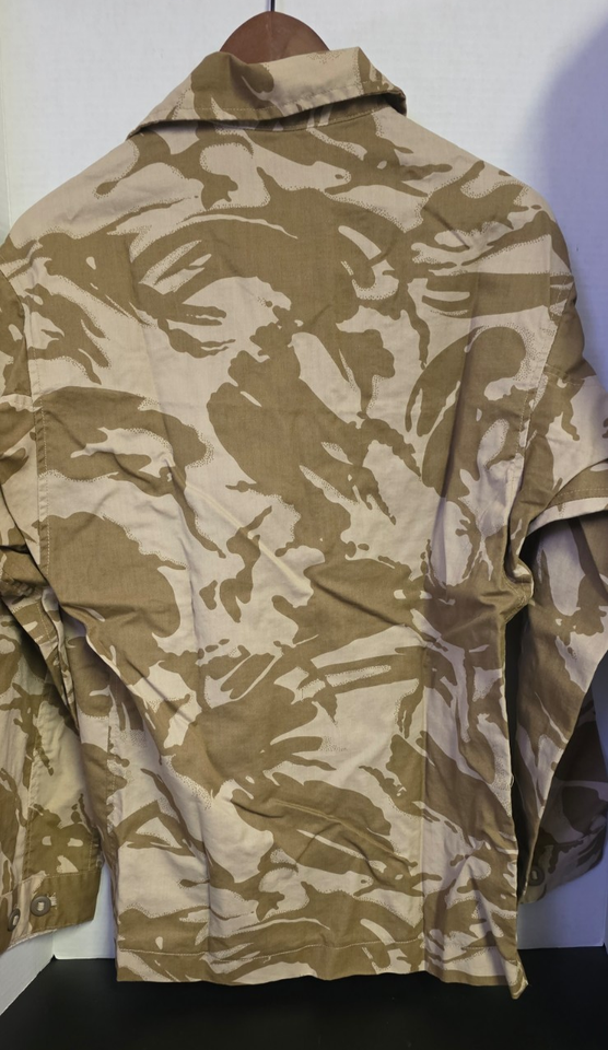 British Army Combat Tropical Desert Camo DPM Military Jacket Size 170/ ...