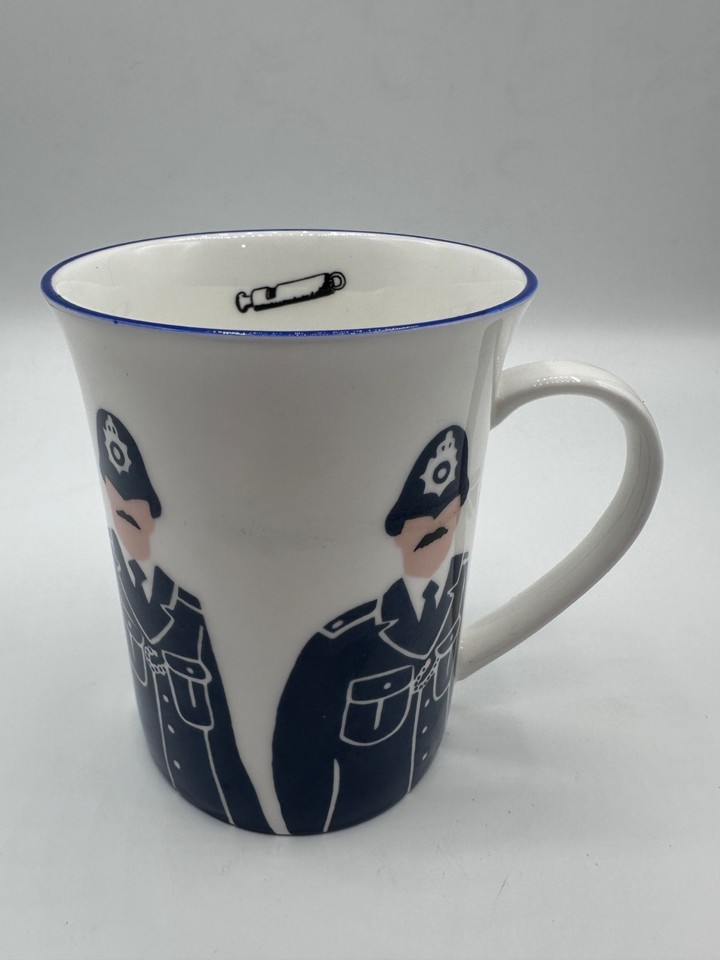 Nicholas John English Fine Bone China Mug London Bobby Design #3/8 Blue ...