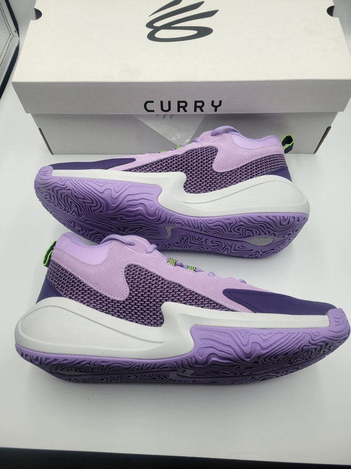 New Under Armour Curry 3Z 25 SDE Basketball Shoes Violet/ Purple Men's ...