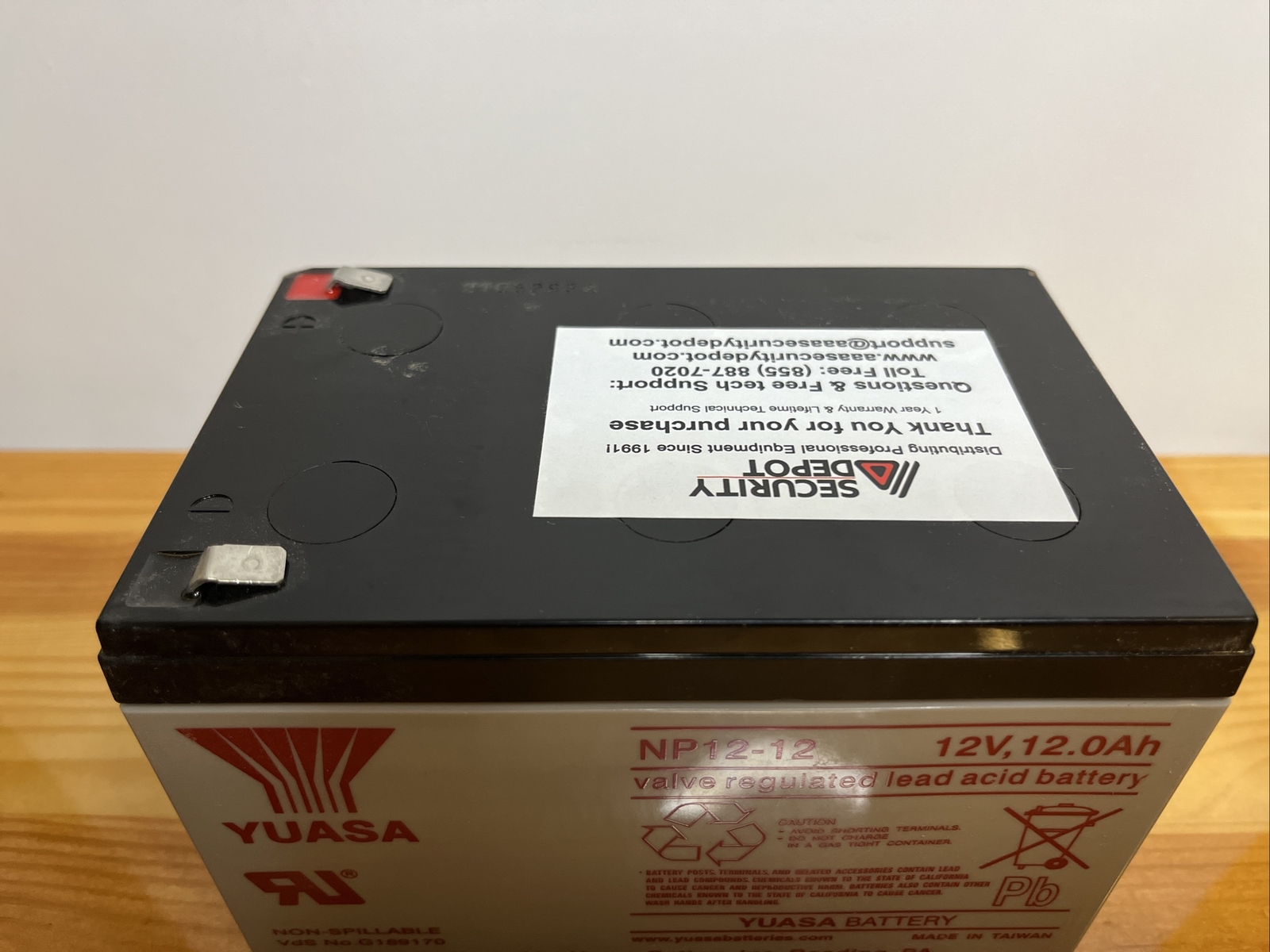 Yuasa NP1.2-12ALT2 SEALED LEAD ACID BATTERY 12 VOLT 12AH BRAND NEW ...