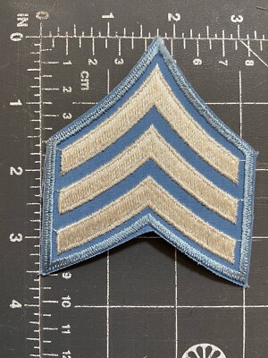 Police Sheriff Security Military Army Sergeant Chevron Patch Sgt Rank ...