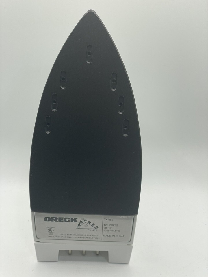Oreck Speed Iron Cordless Model TX850 With Swivel Base Cord Free- New ...
