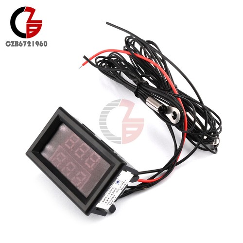 Red Blue Green LED Digital Temperature Sensor Thermometer With NTC ...