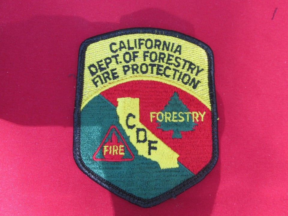 Obsolete California Division of Forestry Badge and 2 patches 1945-1970 ...