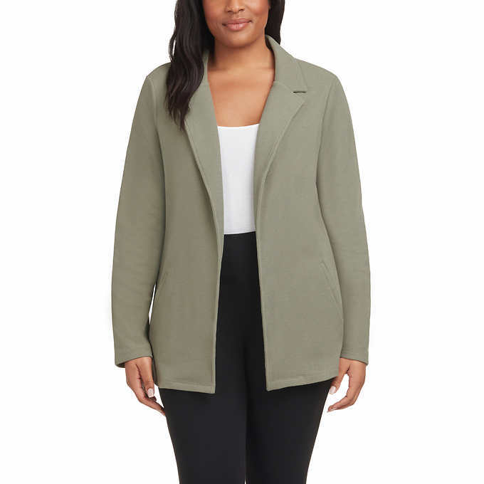 Matty M Ladies' Knit Boyfriend Blazer Notched Lapels | G31 | eBay