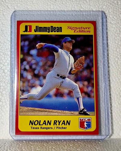 Nolan Ryan 1991 Jimmy Dean MLB #24 Baseball Card Texas Rangers | eBay