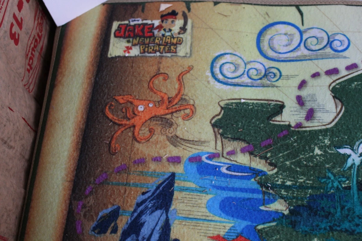 Jake And The Neverland Pirate Map Background