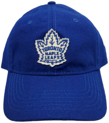 Toronto Maple Leafs Hat Slouch Dad Cap Stitched Logo Wool Buckle Back ...