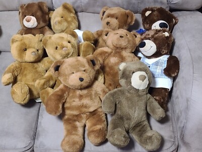 Ten BUILD A BEAR Dark Brown Plush Teddy Bear Pre-2013 | eBay