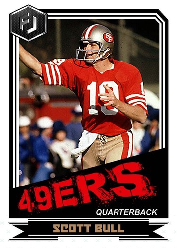 ACEO SCOTT BULL SAN FRANCISCO 49ERS CUSTOM HAND MADE ART CARD 1 | eBay