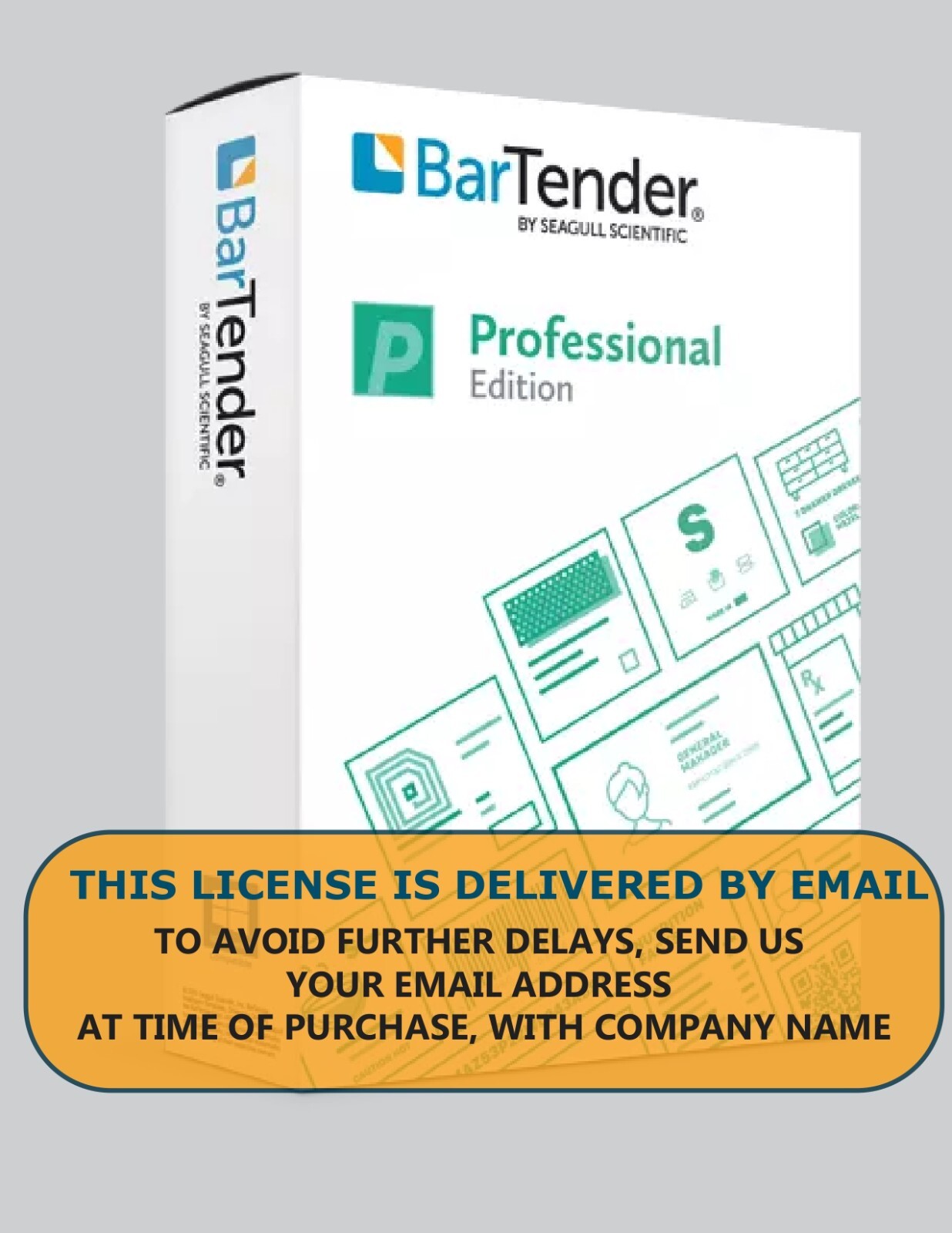 BARTENDER 2022 PROFESSIONAL: LICENSE 2 PRINTER, ANNUAL SUBSCRIPTION | eBay
