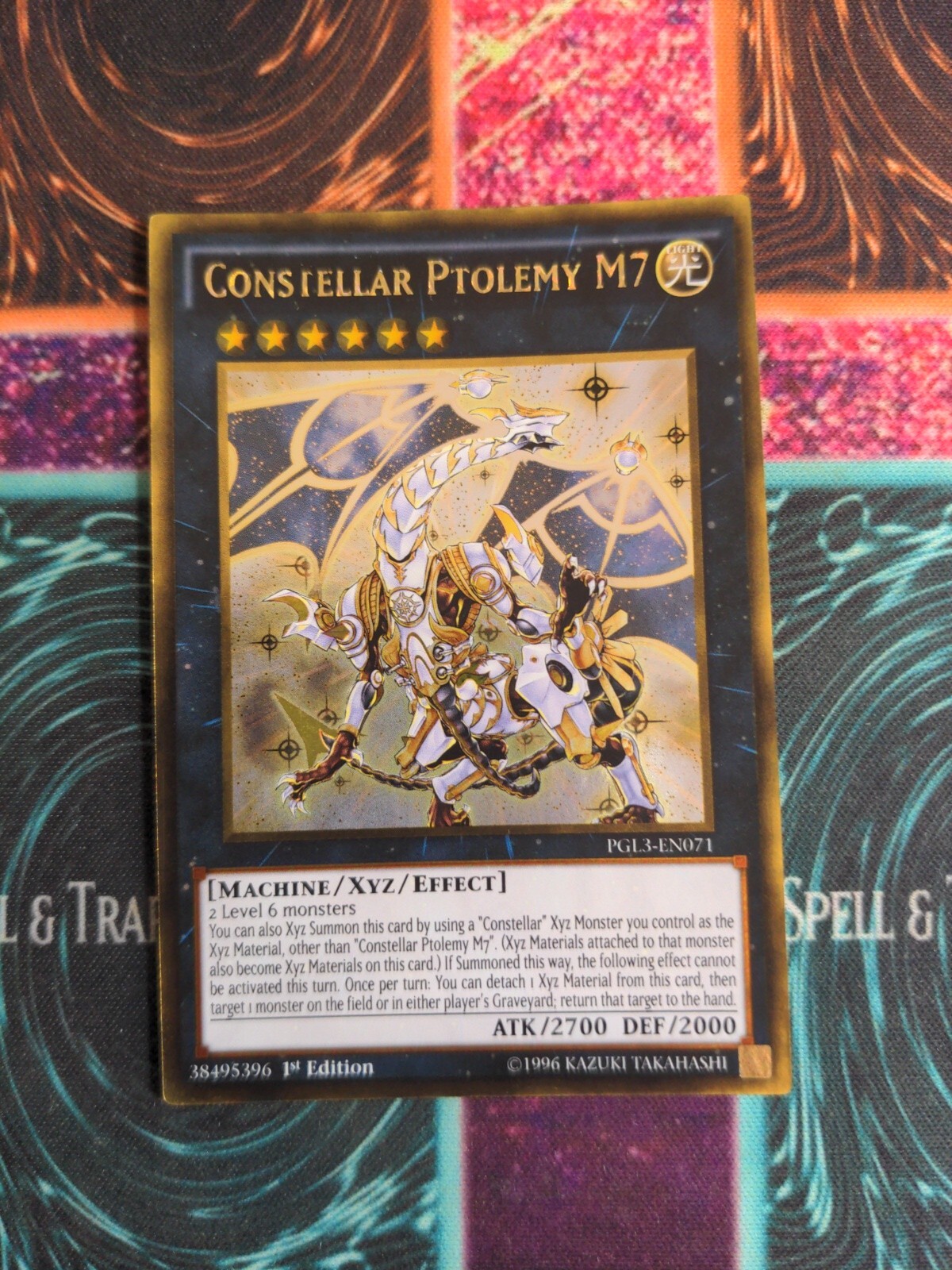 Yu-Gi-Oh! Constellar Ptolemy M7 PGL3-EN071 1st Edition Gold Rare NM c3 ...