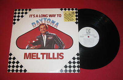 MEL TILLIS "IT'S A LONG WAY TO DAYTONA" 1982 W/L PROMO ELECTRA LQQQK ...