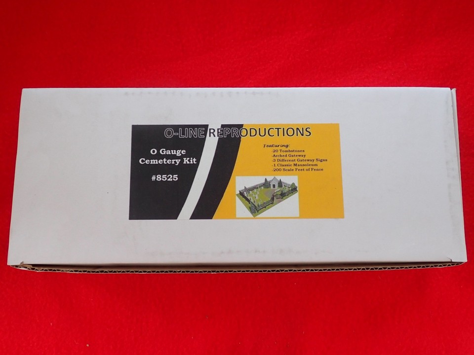 O Line Reproductions New In Box Cemetery Railroad Scenery Kit - O Scale ...