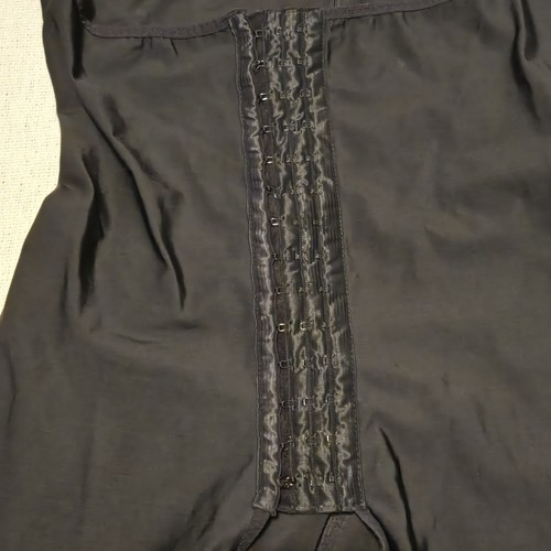Isavela Compression Garment XL Black Above Knee High Back Body Suit ...